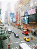 NYC 42nd Street Digital Art By Michael Cavallo - gotartwork.com