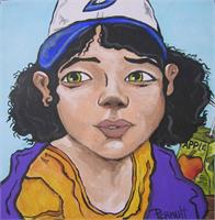 Our Lovely Clem Painting By Carol Perault - gotartwork.com